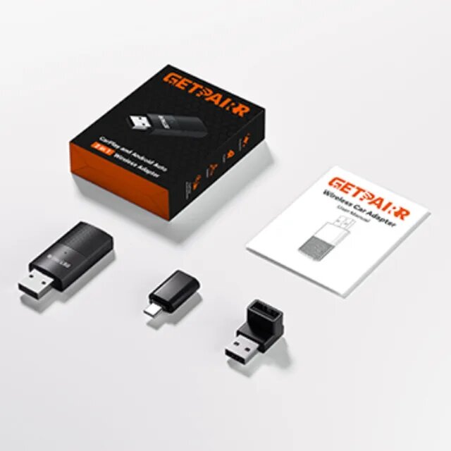 Новый беспроводной адаптер CarPlay 2-в-1 с USB-адаптером Android Auto, быстрое подключение, подключи и работай, подходит для автомобилей с проводным CarPlay.