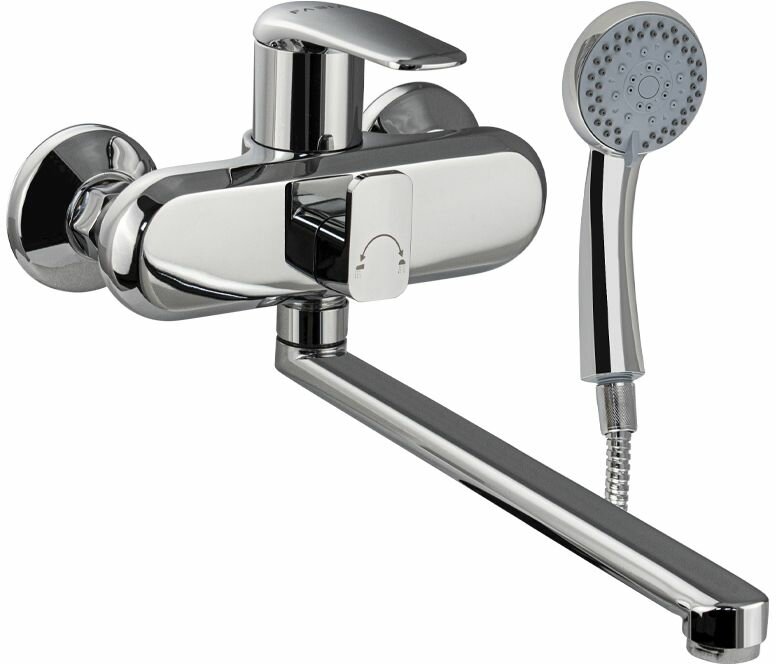 Смеситель для ванны FABIA ART9681 ЦАМ Хром