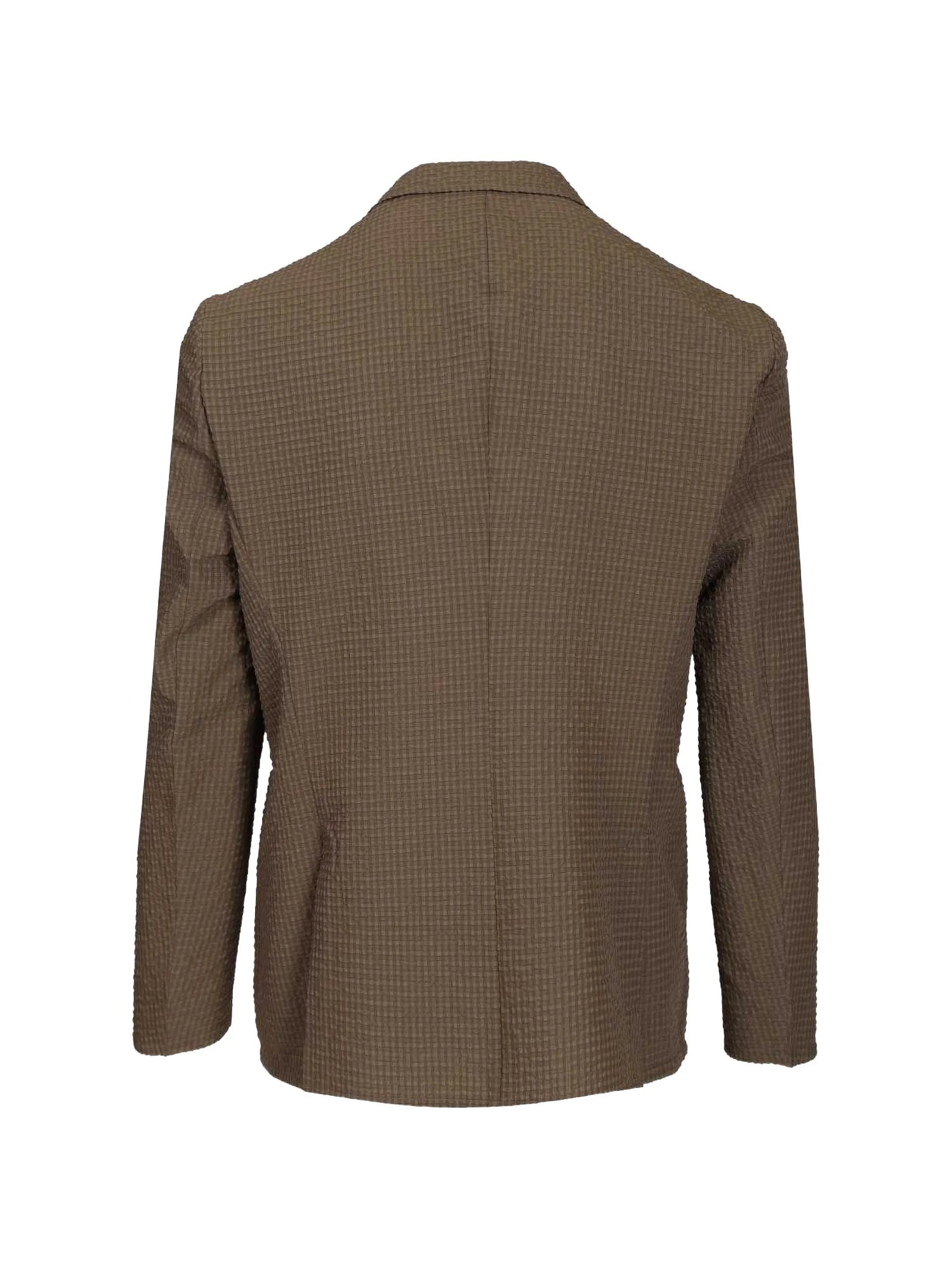 Пиджак EMPORIO ARMANI Button pattern blazer, размер 54, brown — фото 1