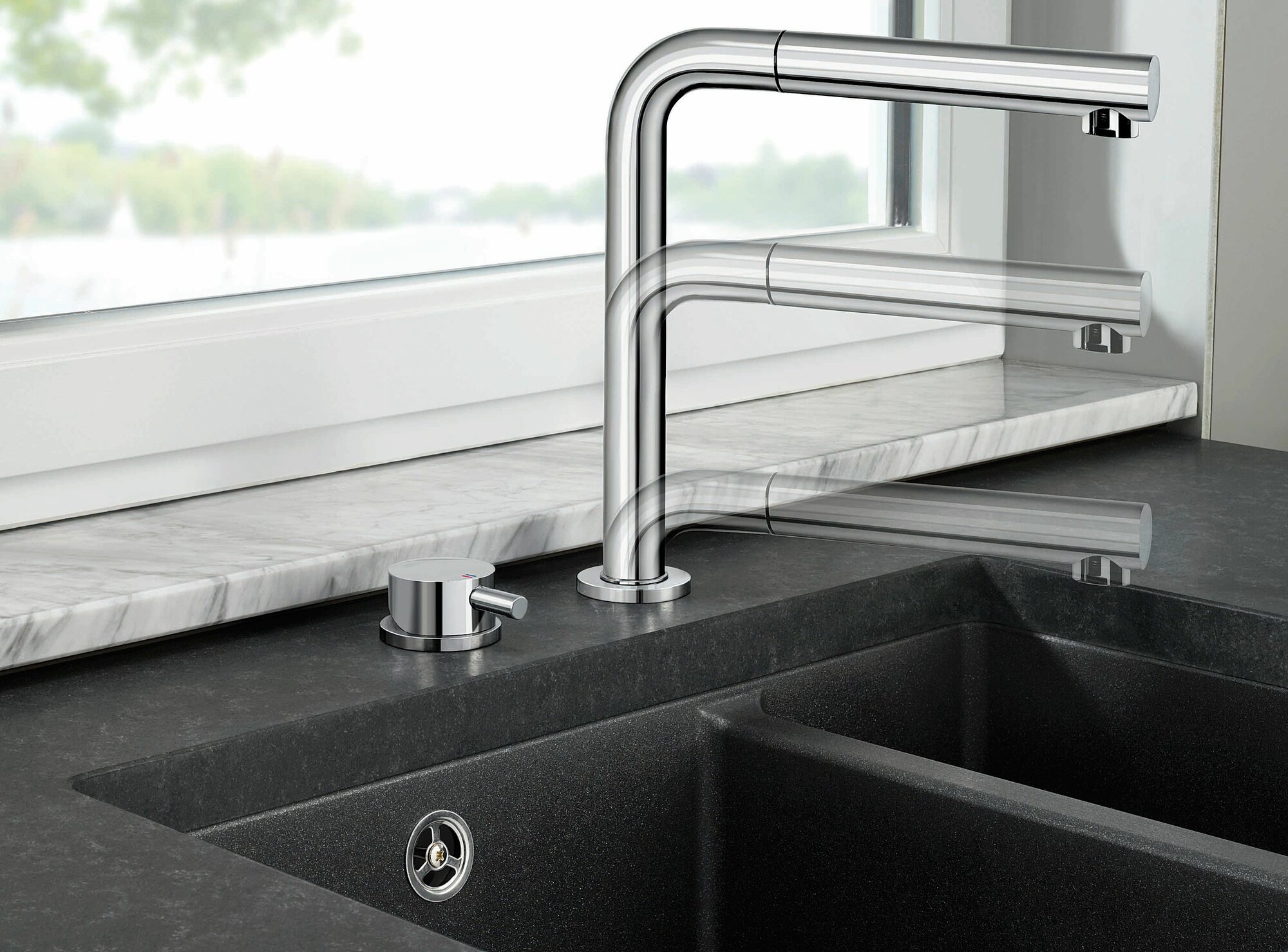 Смеситель складной Blanco Periscope S-F II 516671