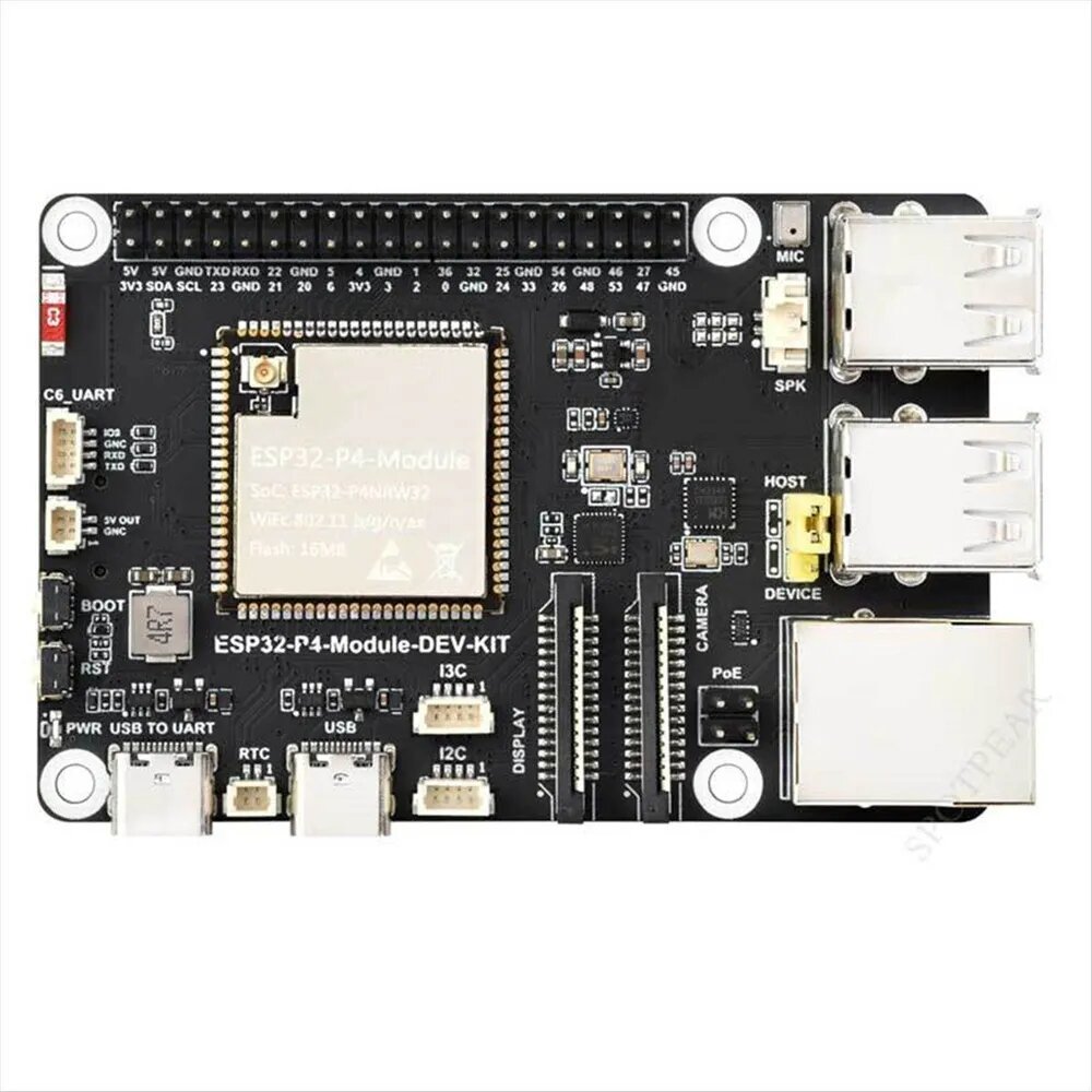 Плата ESP32-P4 ESP32-C6 WiFi6 MIPI RJ45 Ethernet