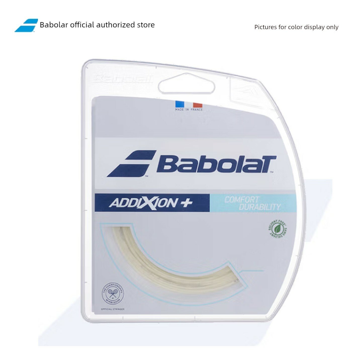 Babolat Addixion Профессиональная теннисная нить из полиэстера, 1,25 мм, длина 12 м, кардированная упаковка для турниров