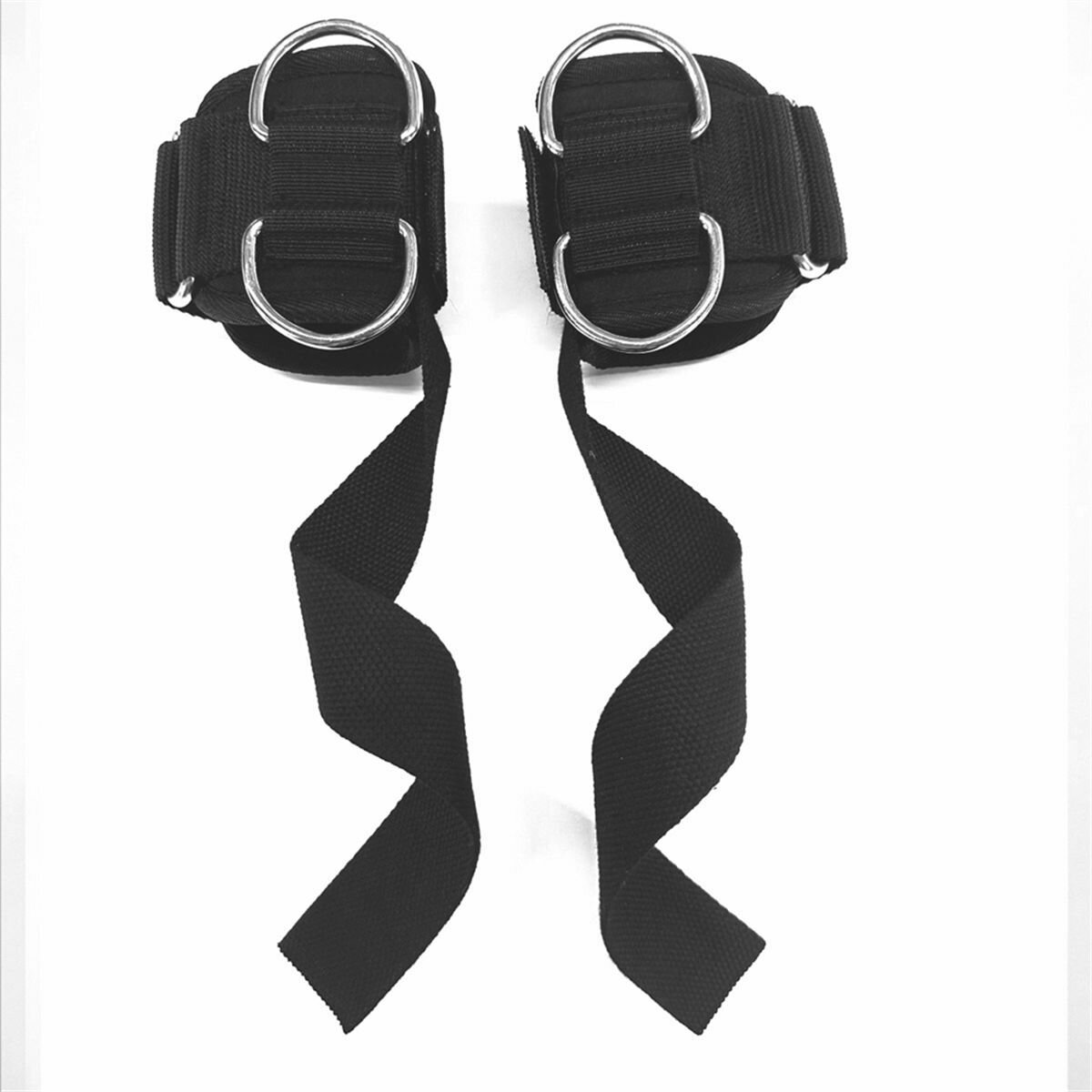 Тяжелые лямки с D-образным кольцом, тросовые насадки для запястий для тренировок в спортзале, тросовые тренажеры,