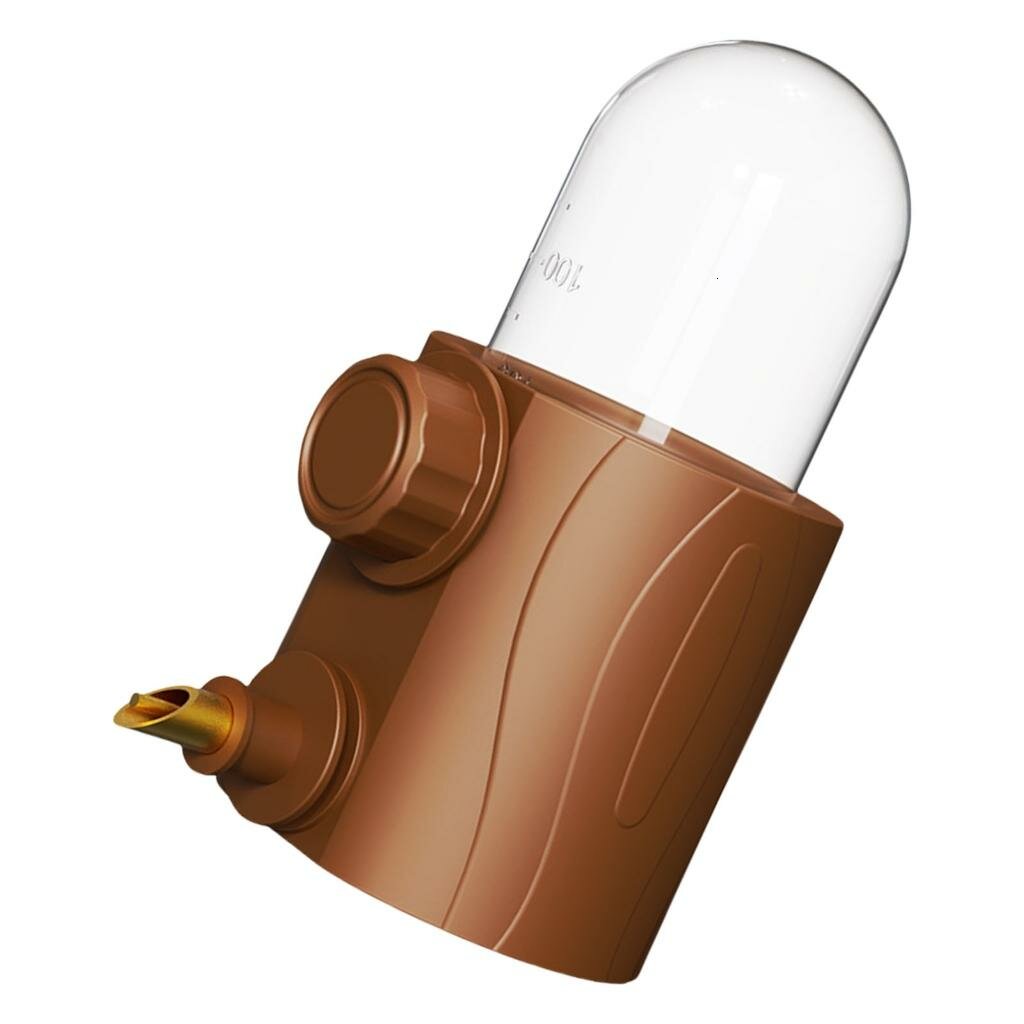 Автоматический герметичный поилка для птиц, Медный рот - пень от дерева