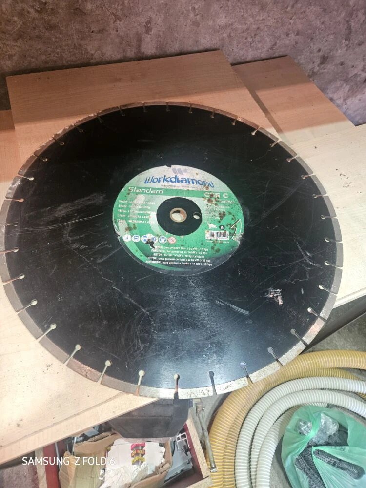 Круг алмазный сегментный формы 500мм ,25.4 WorkDiamond(Италия) по бетону