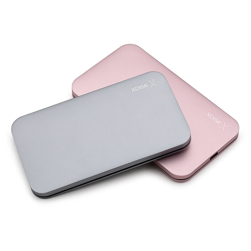 XDISK Q Series 500 ГБ портативный SSD Type-C 2.5 дюйма сакура розовый ультратонкий высокоскоростной металлический
