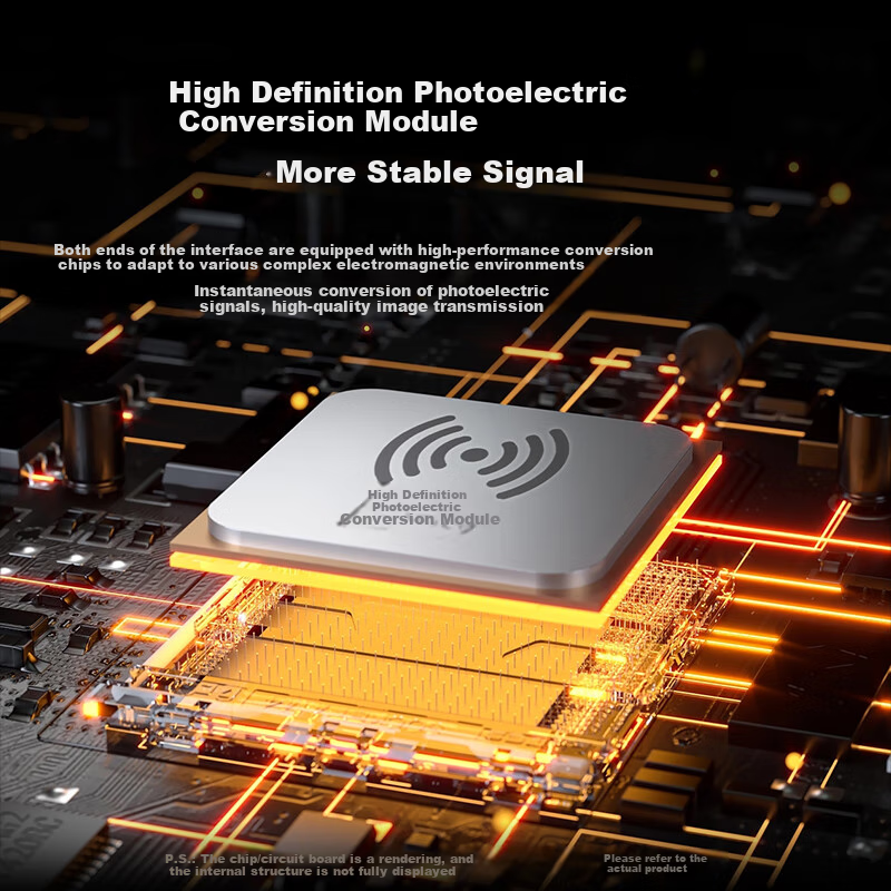 ZLEUE HDMI 2.1 волоконно-оптический кабель 8K60Hz 4K240Hz 30 м алюминиевый корпус для ПК ТВ монитора Длина：30