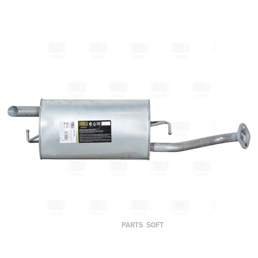 TRIALLI EMM0361 Глушитель для а/м Toyota Corolla (01-) 1.4i/1.6i осн. седан/унив. (алю