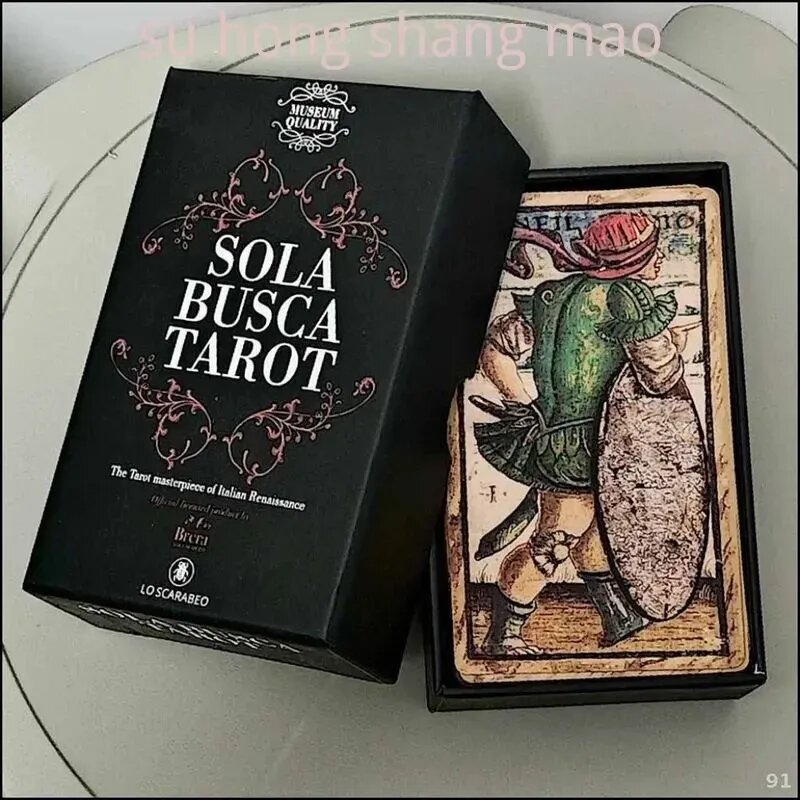 Эксклюзивная колода Таро Sola Busca 12x7 см без руководства