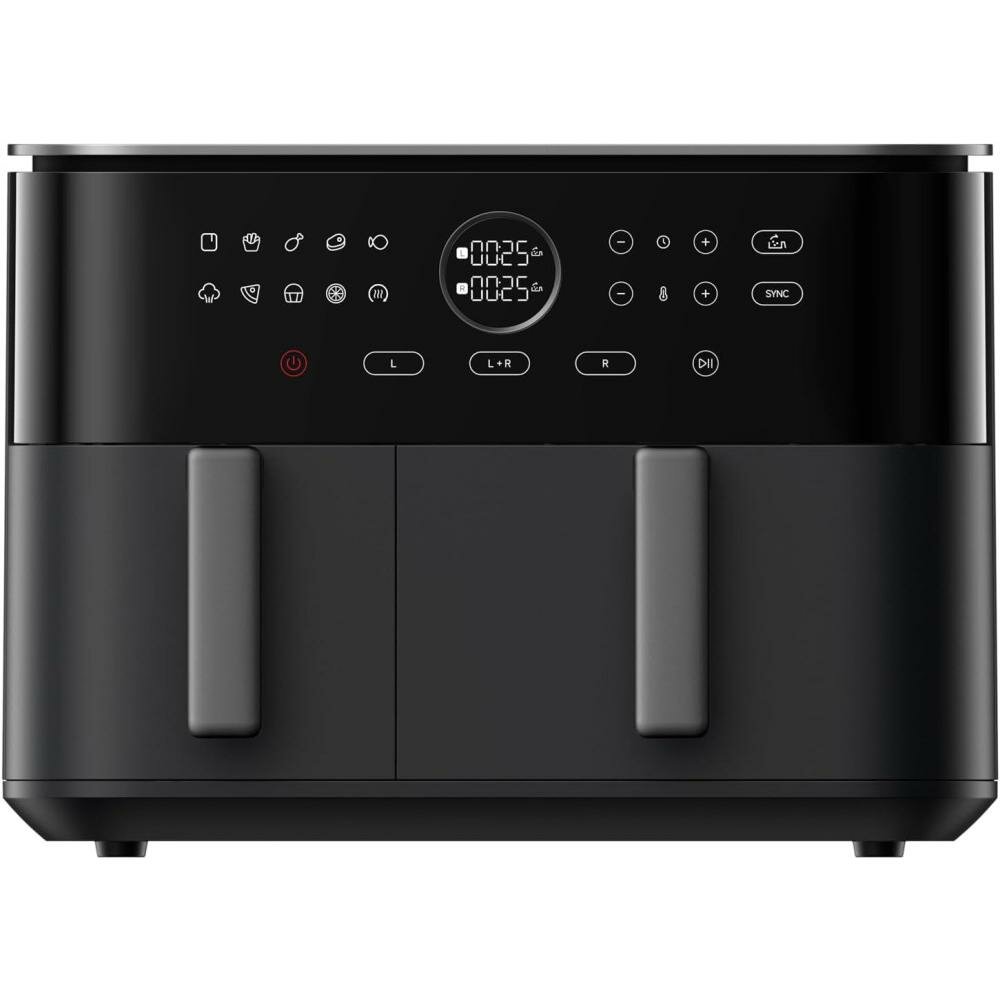 Аэрогриль Xiaomi Dual Zone Air Fryer 10L (MAF-D1001, BHR07SGEU), Черный
