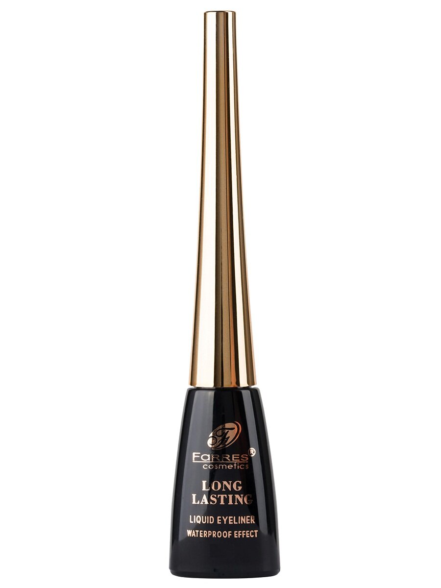 Подводка для глаз Farres экстрастойкая с фетровым аппликатором черная 5мл