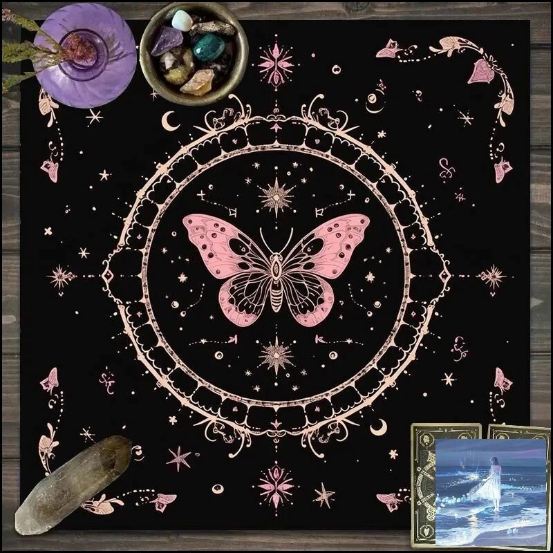 Эксклюзивная скатерть 90X90CM для карточных гаданий Таро