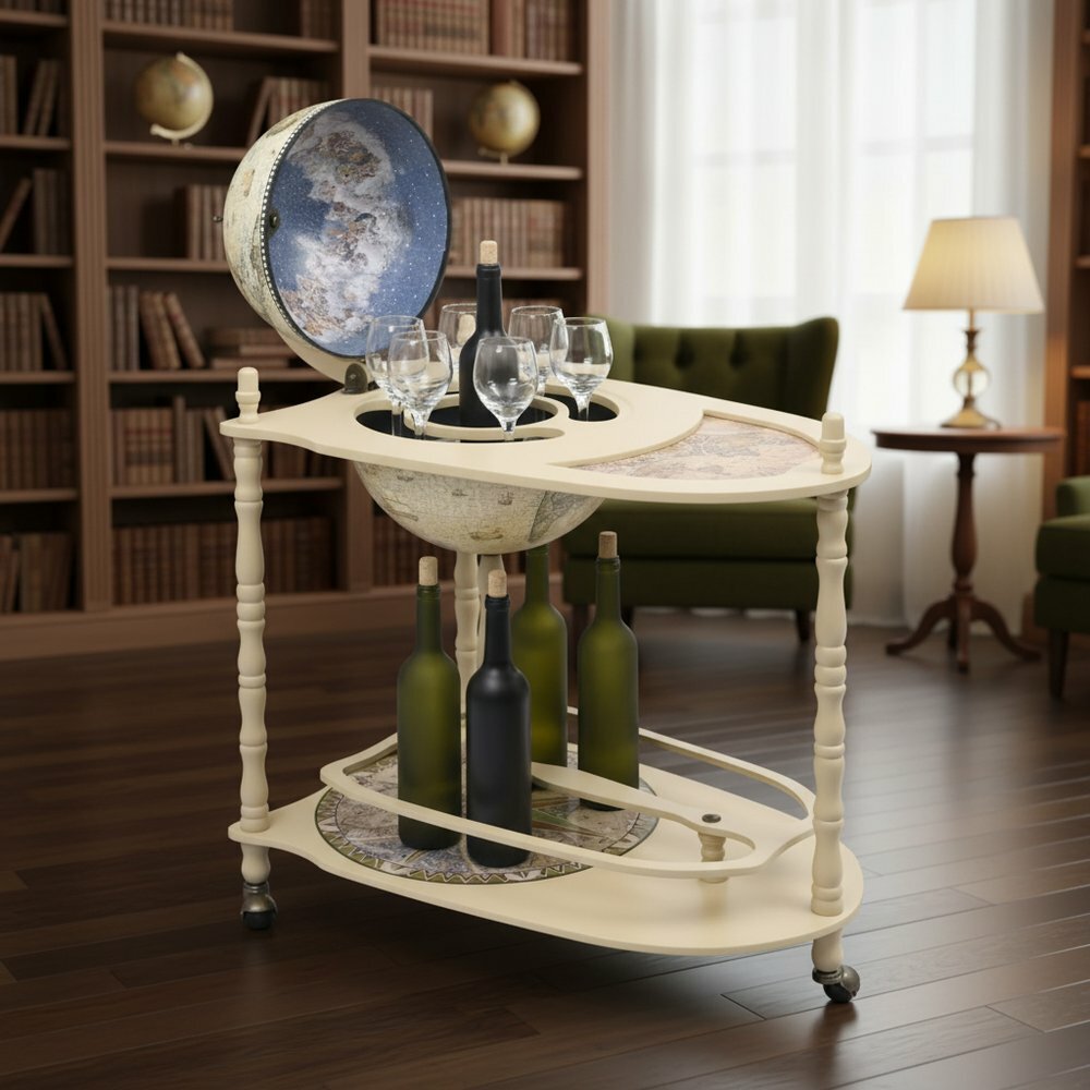 Глобус-бар напольный Грааль