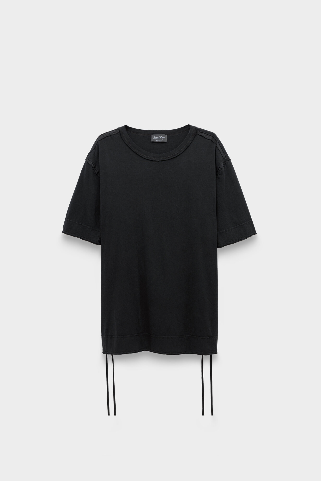 Футболка Andrea Ya'aqov regular fit t- shirt 09 black для мужчин цвет черный размер 48