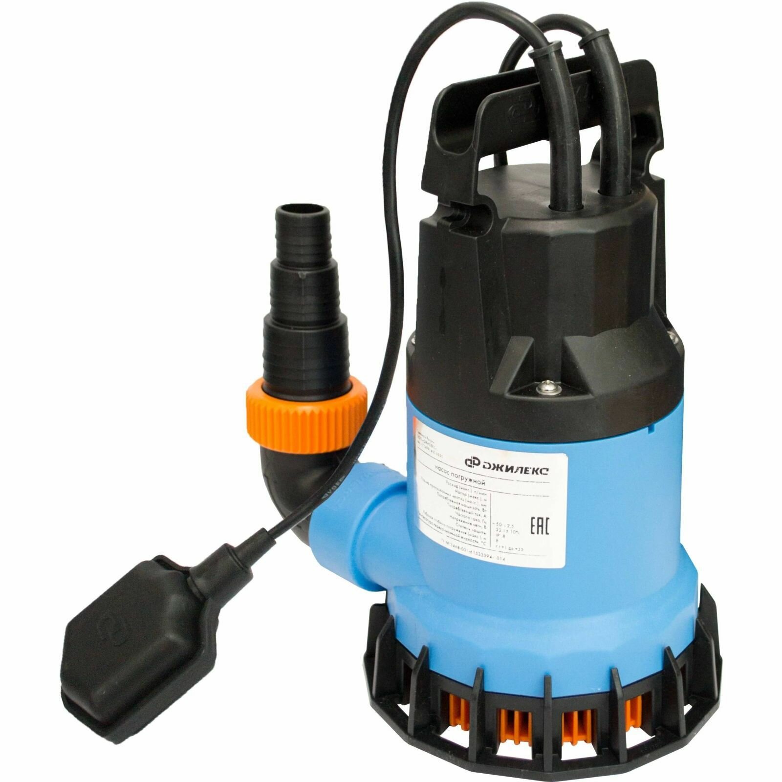 Насос погружной Джилекс Мощность 210 Вт, производительность 6600 л/час, длина кабеля 5 м (5100)
