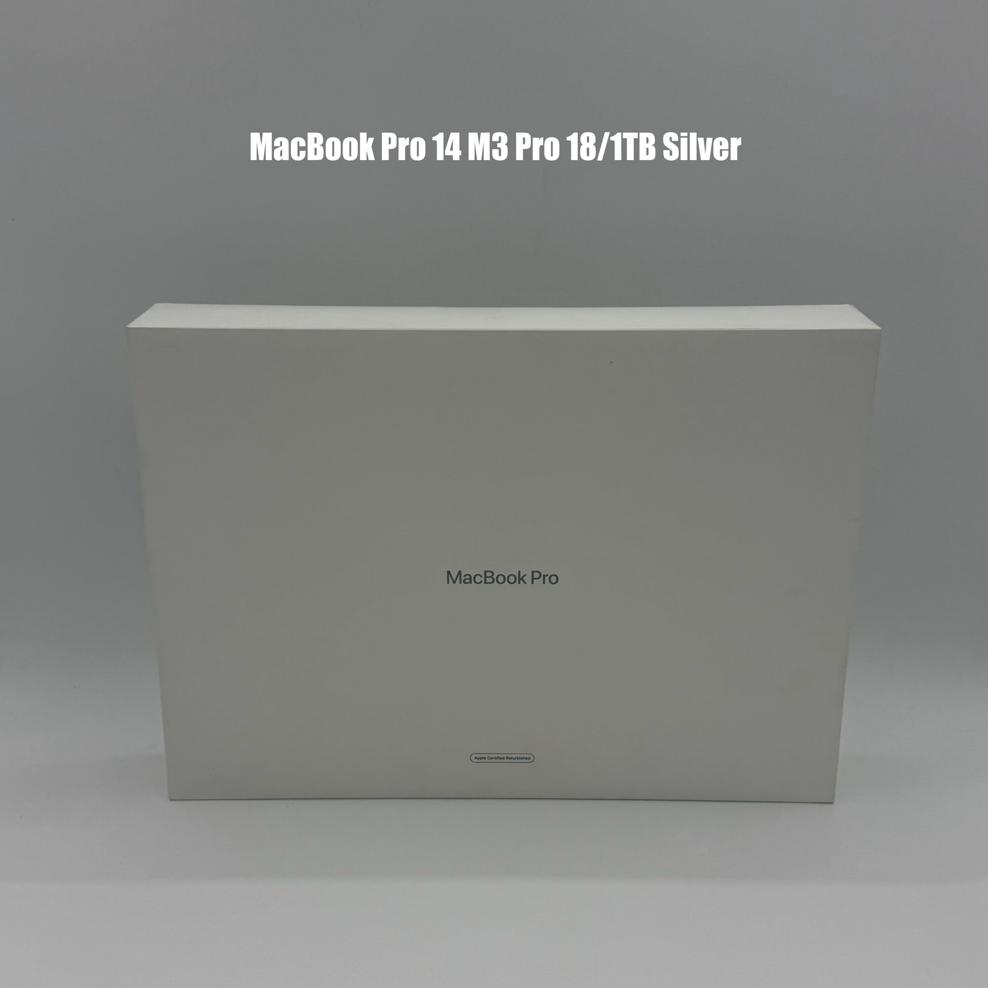Ноутбук Apple MacBook Pro 14 2023 M3 Pro 18/1TB Silver (официально восстановленный Apple CPO) английская/японская
