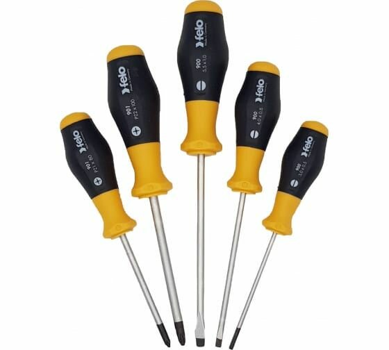 Набор отверток Felo SL/PZ, 5 шт 90095148
