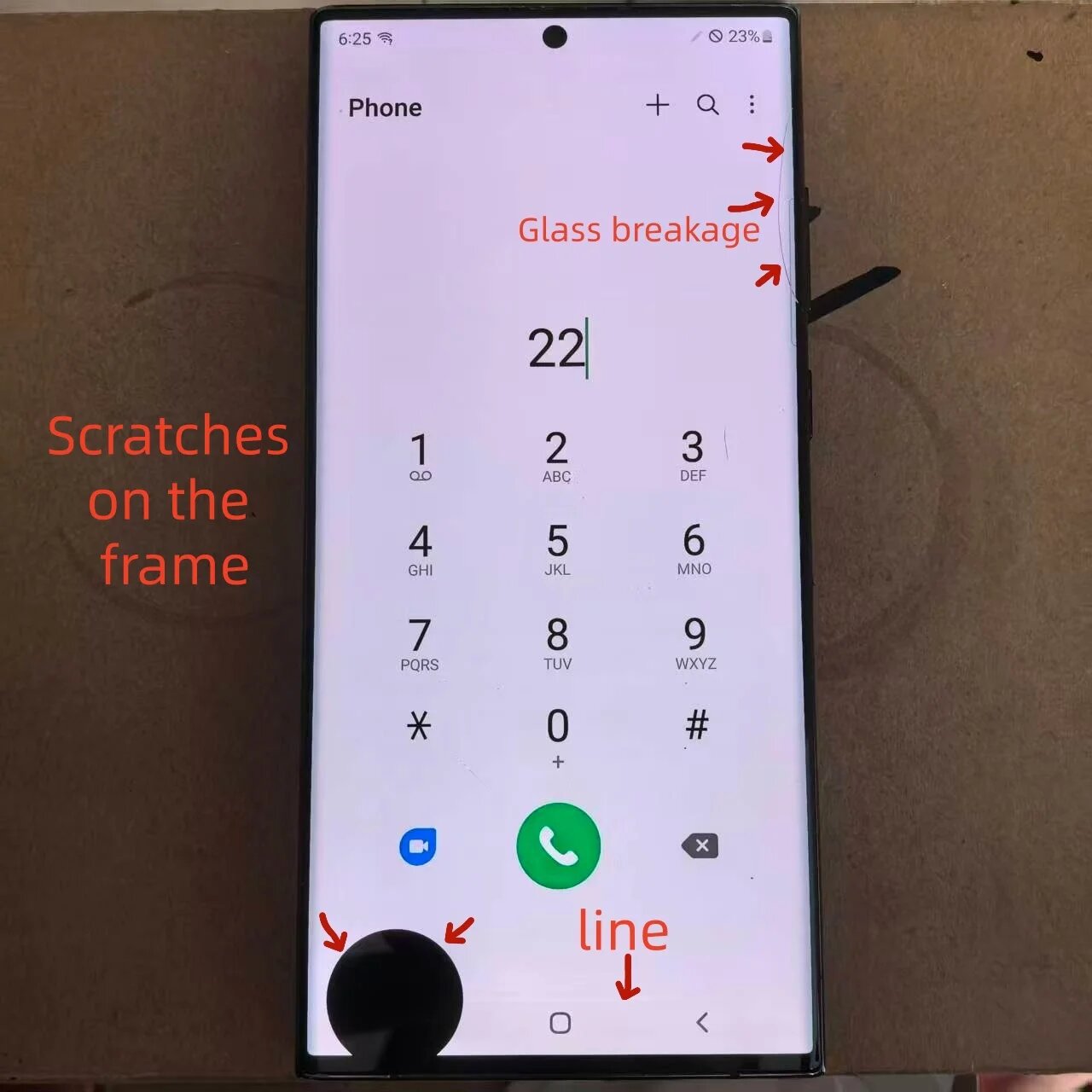 Супер Amoled с дефектами для Samsung Galaxy S22 Ultra 5G ЖК-дисплей SM-S908F S908U Замена дигитайзера сенсорного экрана в сборе