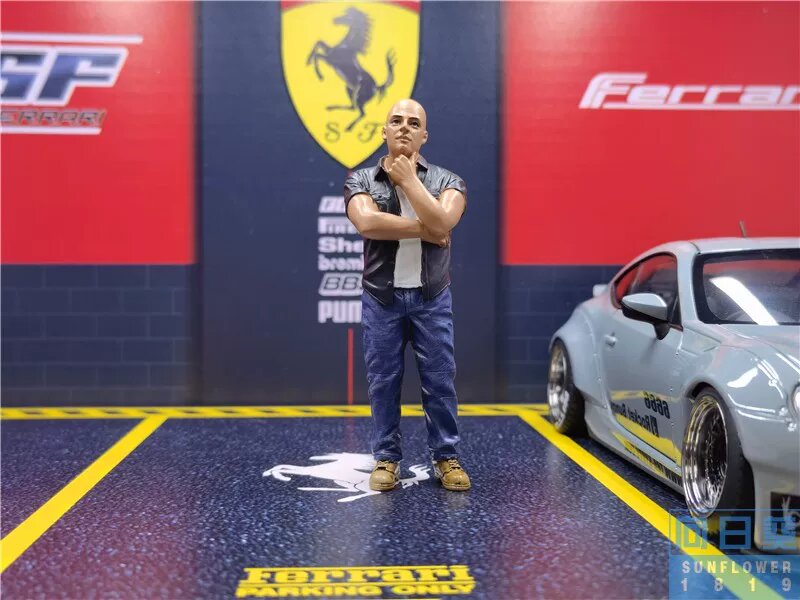 Фигурка 1:18 масштаба Американского Дийорамы - уличная гонка для автомобильной сцены