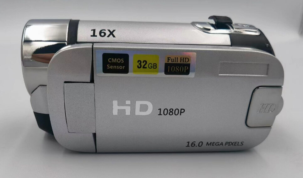 Цифровая видеокамера DV 16 Мп HD запись 2.7 дюйма экран стабилизация электронный д100 для дома съемки