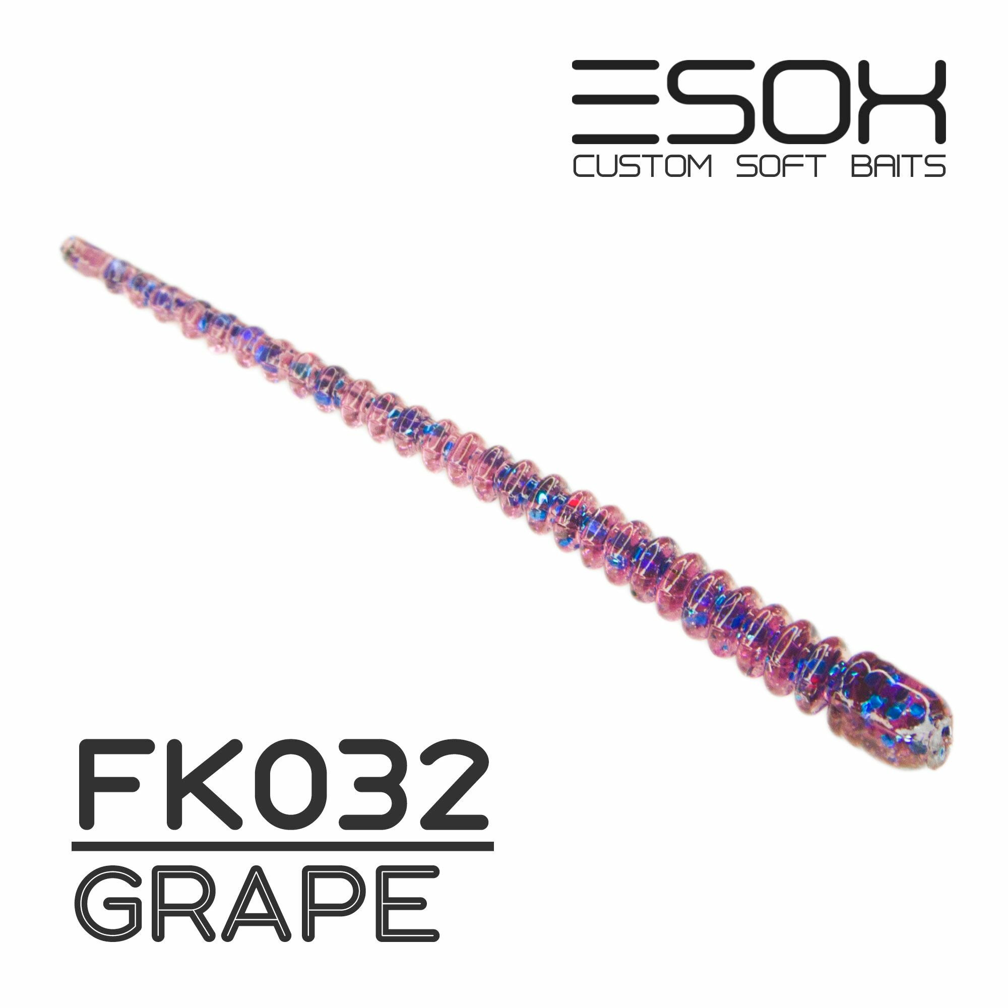 Мягкая приманка для рыбалки ESOX Crazy Leechy 2" (51мм) 10шт.