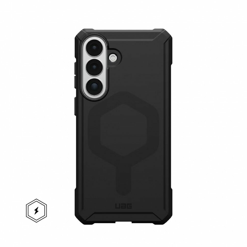Чехол с поддержкой MAGSAFE UAG Essential Armor для Samsung Galaxy S26 Plus, цвет черный (Black)