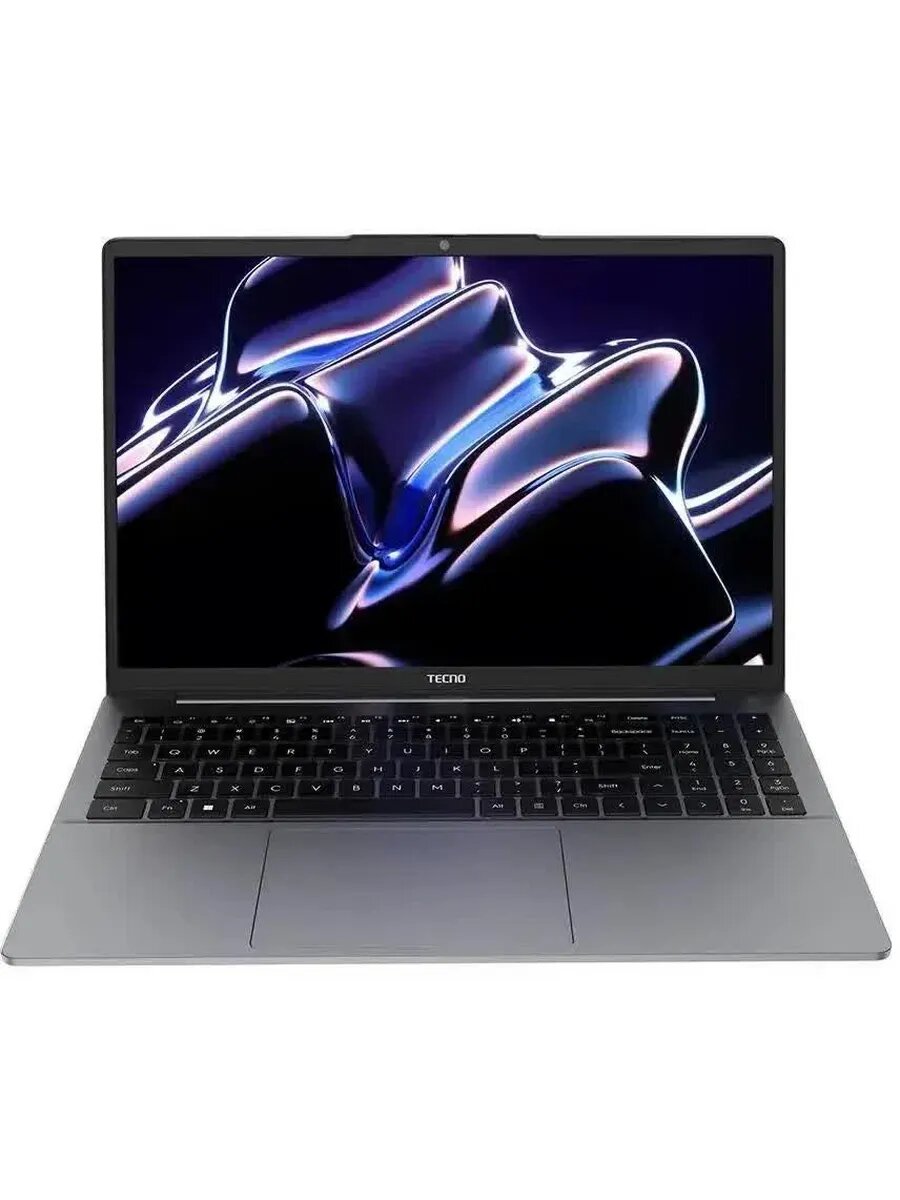 Ноутбук TECNO Megabook K16S K16SFA 16" IPS, Ryzen 7 7735HS, 16GB, 512GB SSD, AMD Radeon, Win11, grey (4894947110825)