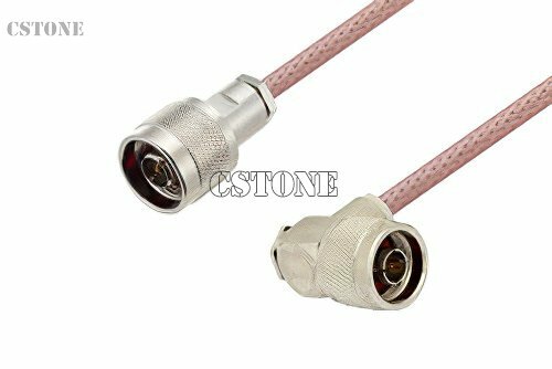 N штыревой к N штыревой угловой кабель используя RG142 коаксиальный