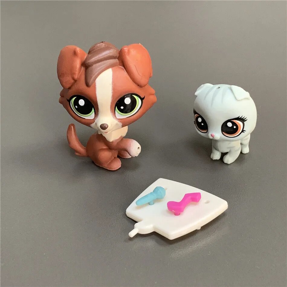 LPS фигурка котенок Белый CW325