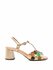 Босоножки T-strap circle-embellished sandals
