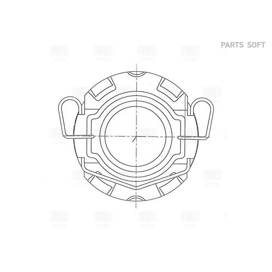 CT1910 TRIALLI Муфта выкл. сцеп. Daihatsu Sirion (98-) 1.0i (мех.) (CT 1910) TRIALLI CT1910 | цена за 1 шт