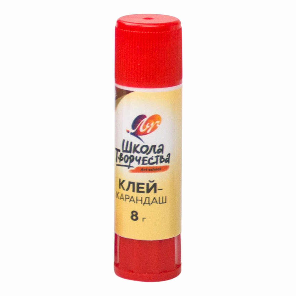 Клей-карандаш ЛУЧ "Школа творчества", 8 г, PVP основа, 29С 1735-08, 274837