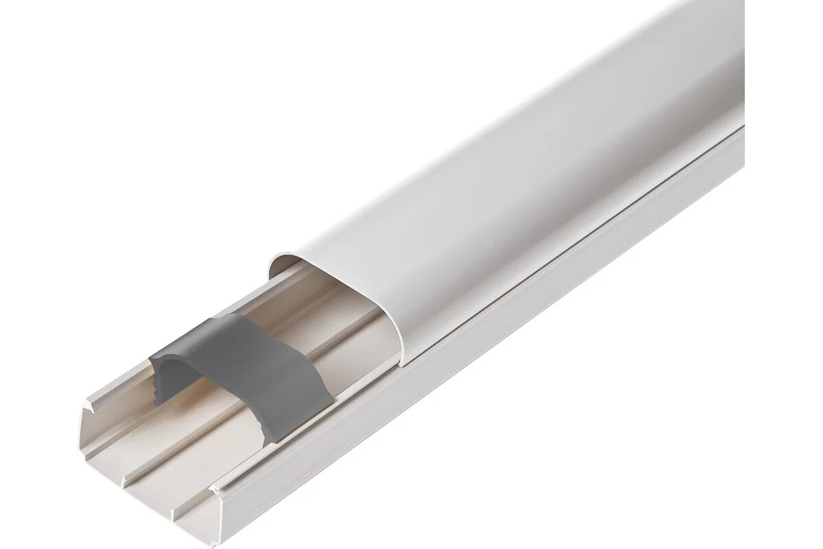 Фиксирующая скоба Рувинил ФСК‑74х55 для кабель‑канала РКК 74×55, цвет серый, материал пластик