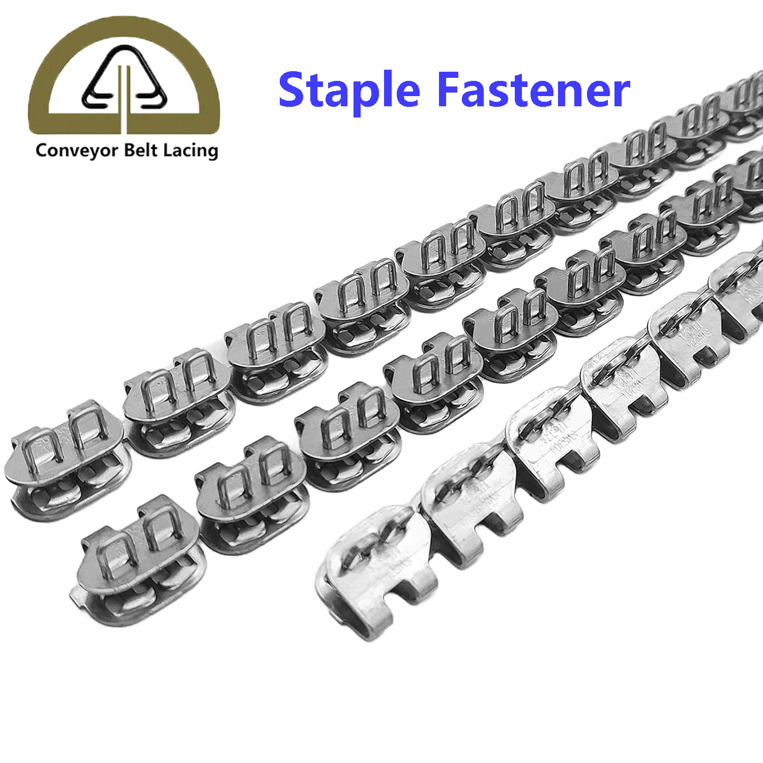 Фиксатор для ремня Staple Fastener JH-03 , 600 мм, для ремней 5-6.4 мм, 4 шт.