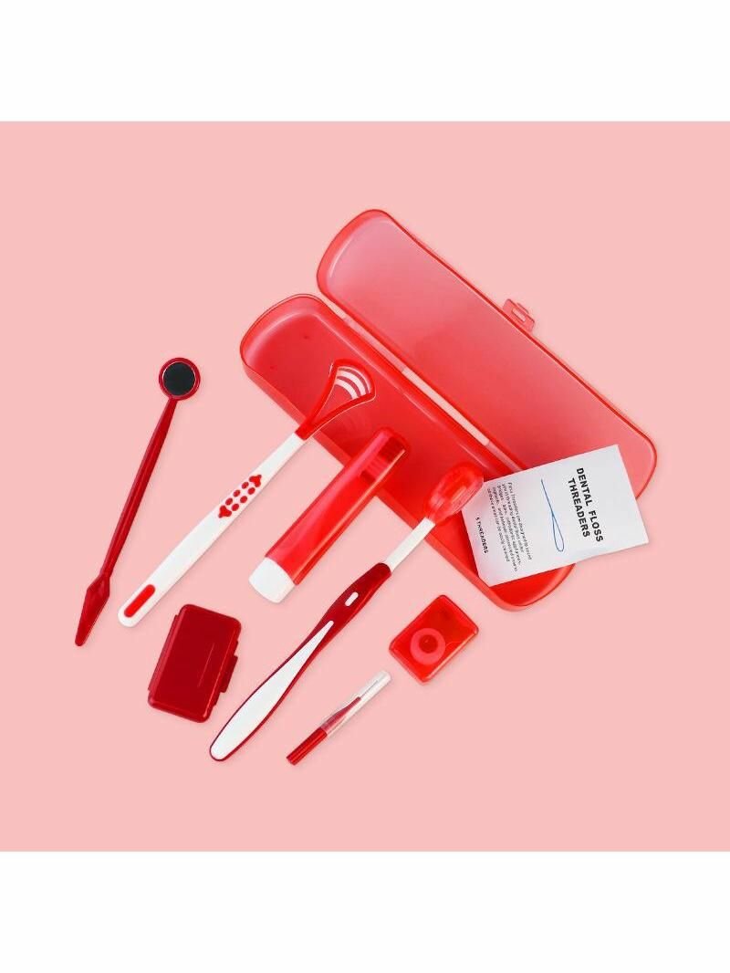 Ортодонтический набор для ухода за полостью рта из восьми частей