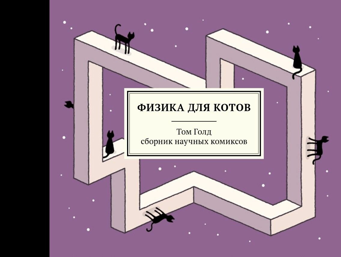 Сборник научных комиксов Бумкнига Физика для котов, 16+, Том Голд, 2018, 978-5-907305-90-8