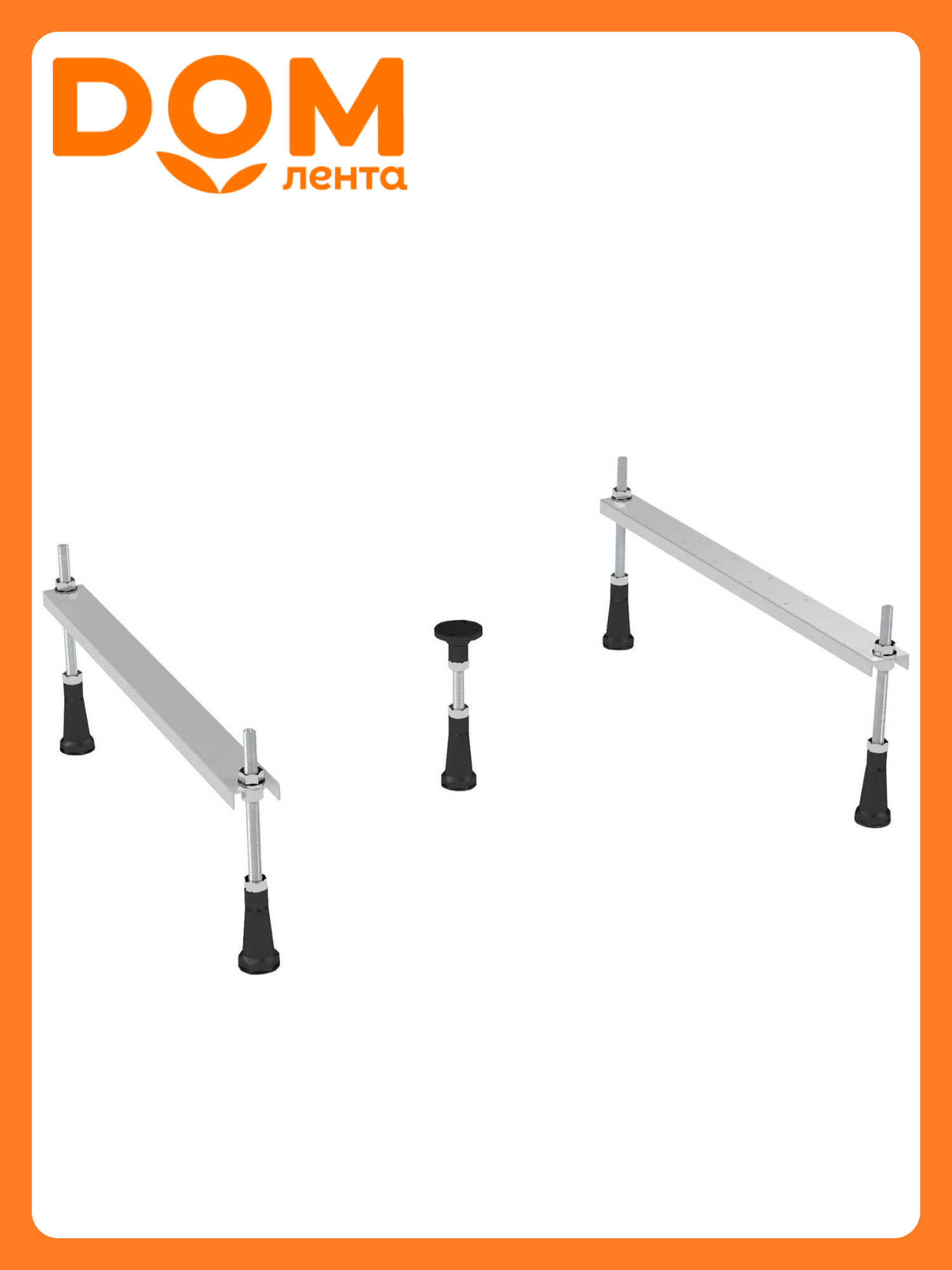 Ножки MetaKam Light для акриловой ванны сталь 4 шт белые