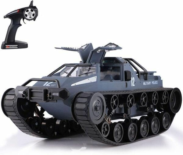 Радиоуправляемый гусеничный серый вездеход 1:12 2.4G - G2061