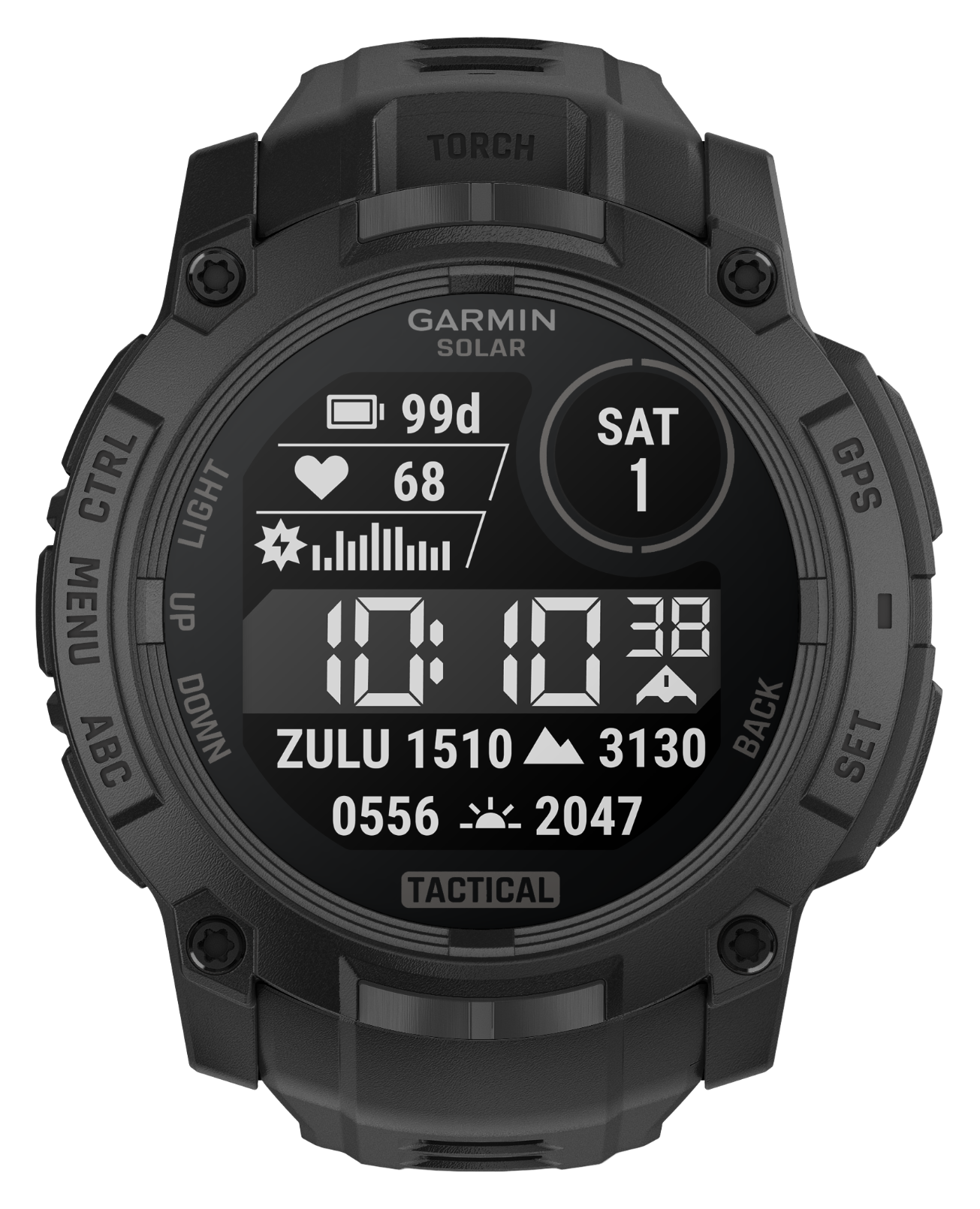 Умные часы Garmin Instinct 3 45mm Solar Tactical Edition Black (010-02934-90)