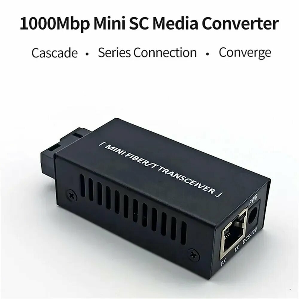 ONI2 1-парный гигабитный 100/1000M A/B SC Ethernet оптоволоконный коммутатор медиаконвертер