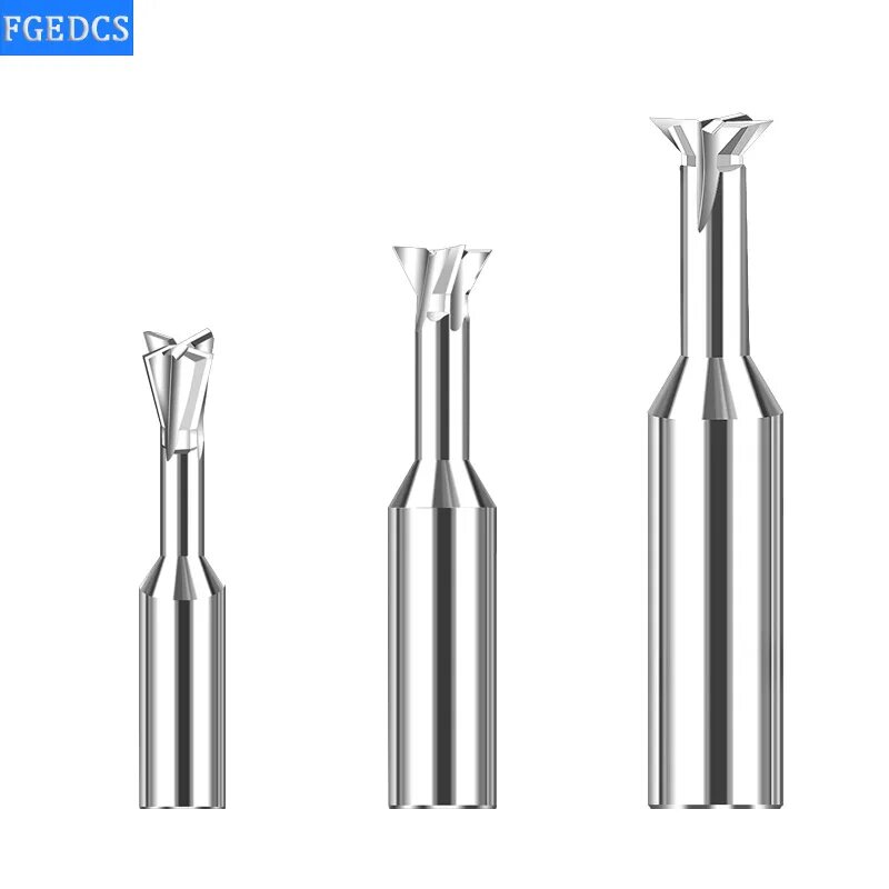 Фреза твердосплавная "ласточкин хвост" 10x75x60, 4 флейты, For Steel