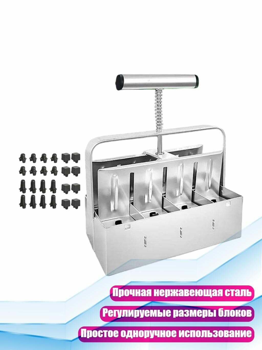 Культиватор ручной，Нержавеющая сталь, сборщик грунта для саженцев, 2 ряда，Инструменты для сада и огорода