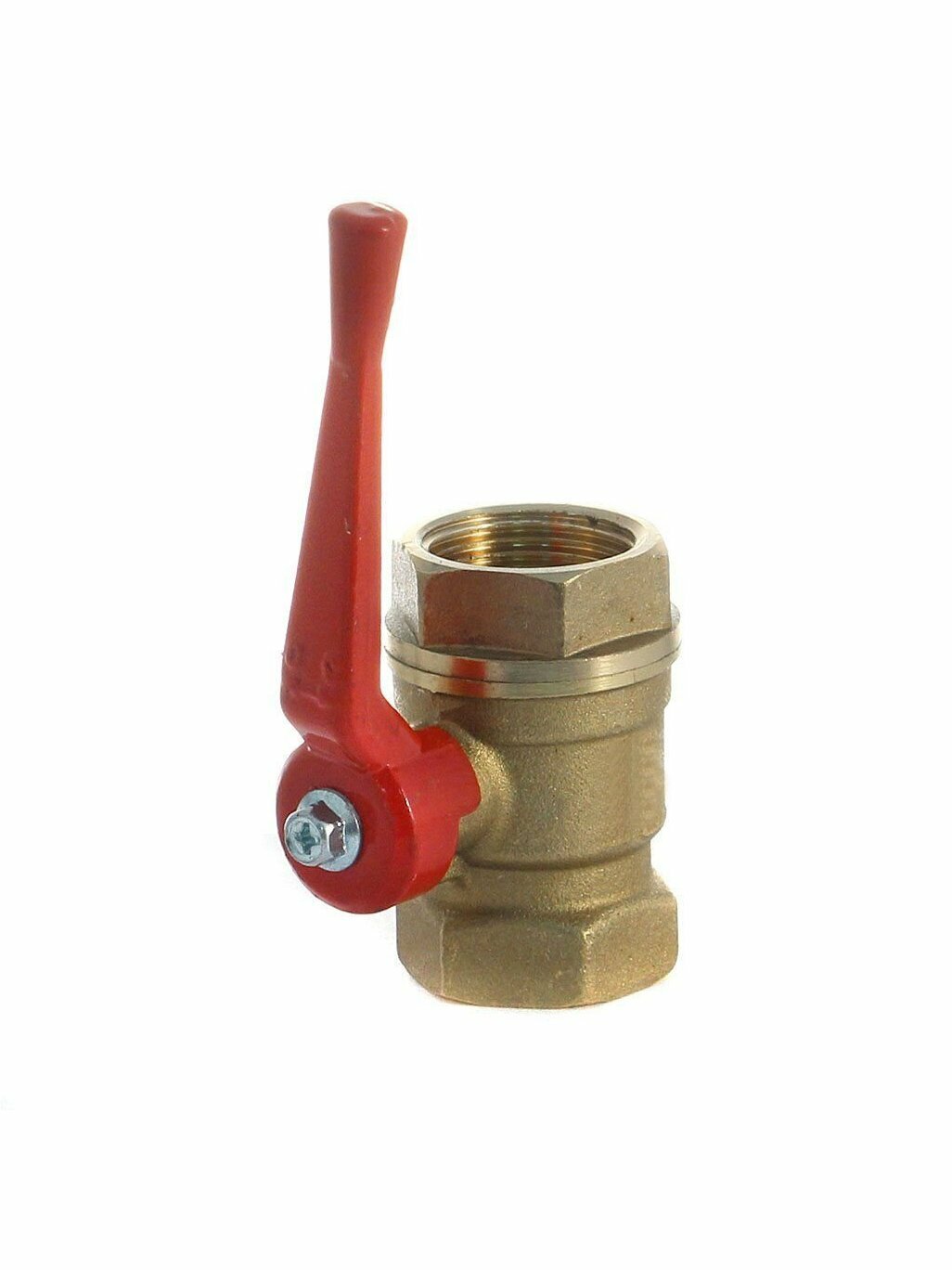 Кран для воды БАЗ 1/2 дюйма, запорная арматура с ручкой, тип присоединения г-г, надежное решение для инженерной сантехники.