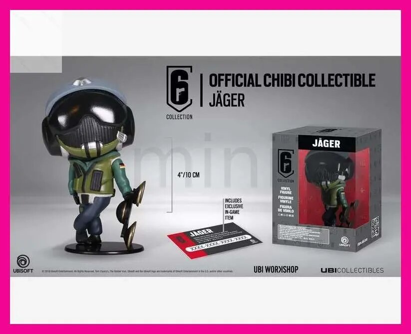 Предметы коллекционирования серии Rainbow Six: Siege Q Edition Фигурка Jäger 10 см Оливковый