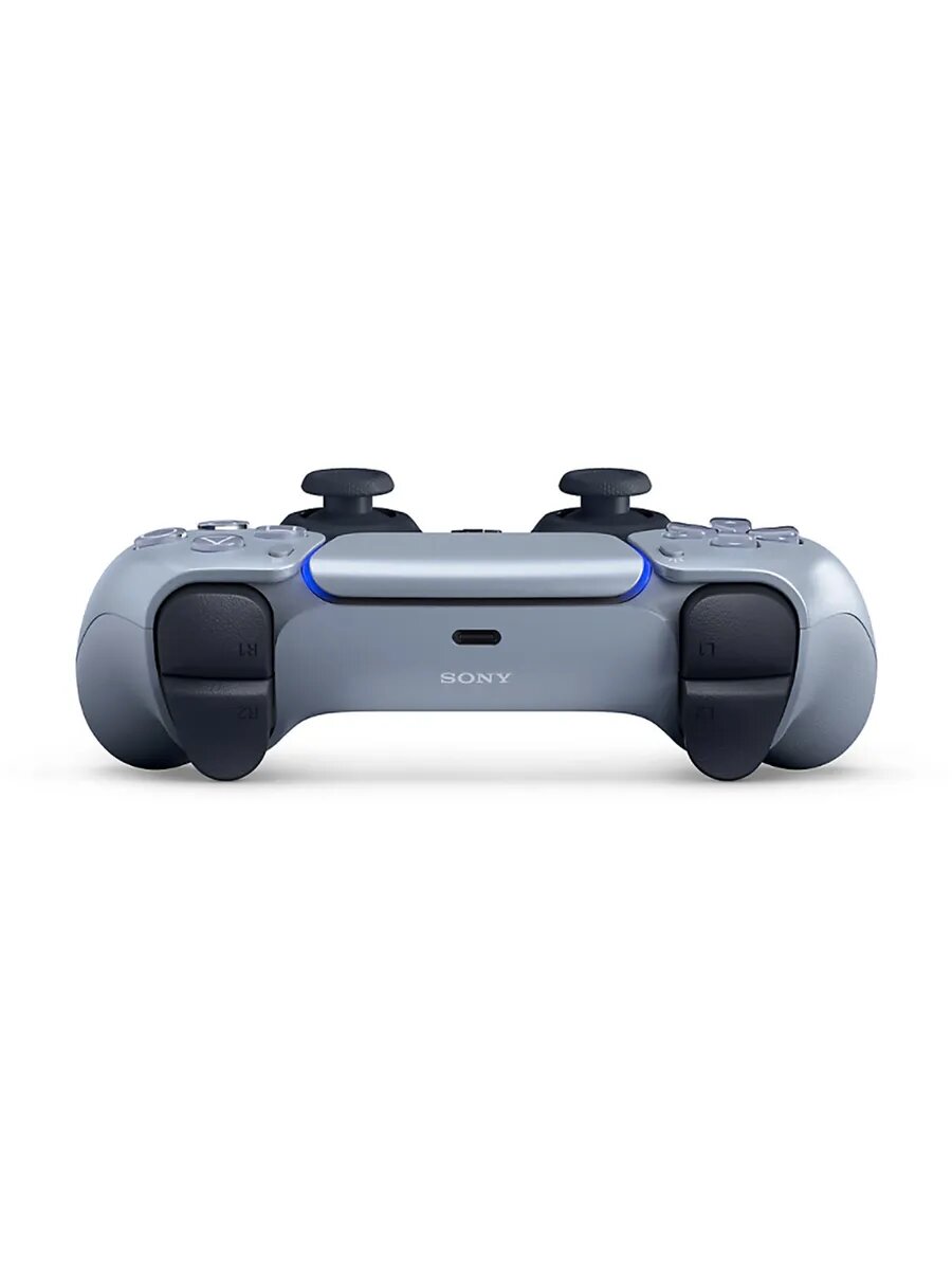 Геймпад DualSense PS5 Sterling Silver, беспроводной, виброотдача — фото 1