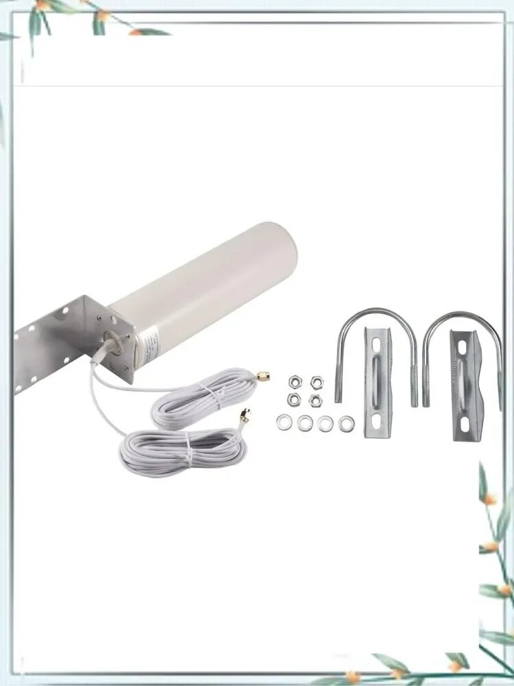 Z1(J M X W) Антенна Wi-Fi 4G LTE Antena SMA 12DBi Omni Антенный штекер 5 м с двойным кабелем 2.4GHz совместим маршрутизаторов B315 E8372 E3372 Male