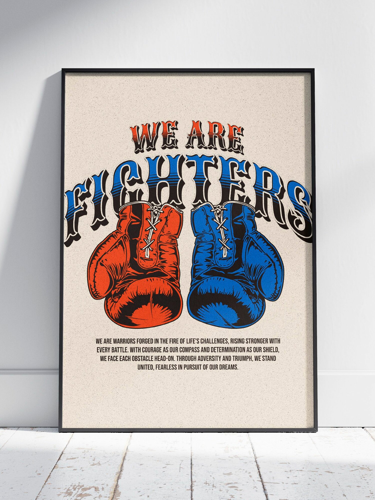 Плакат на стену для интерьера Спорт (Бокс - Boxing 3) - Постер по спорту и физической активности формата A4 (21x30 см)
