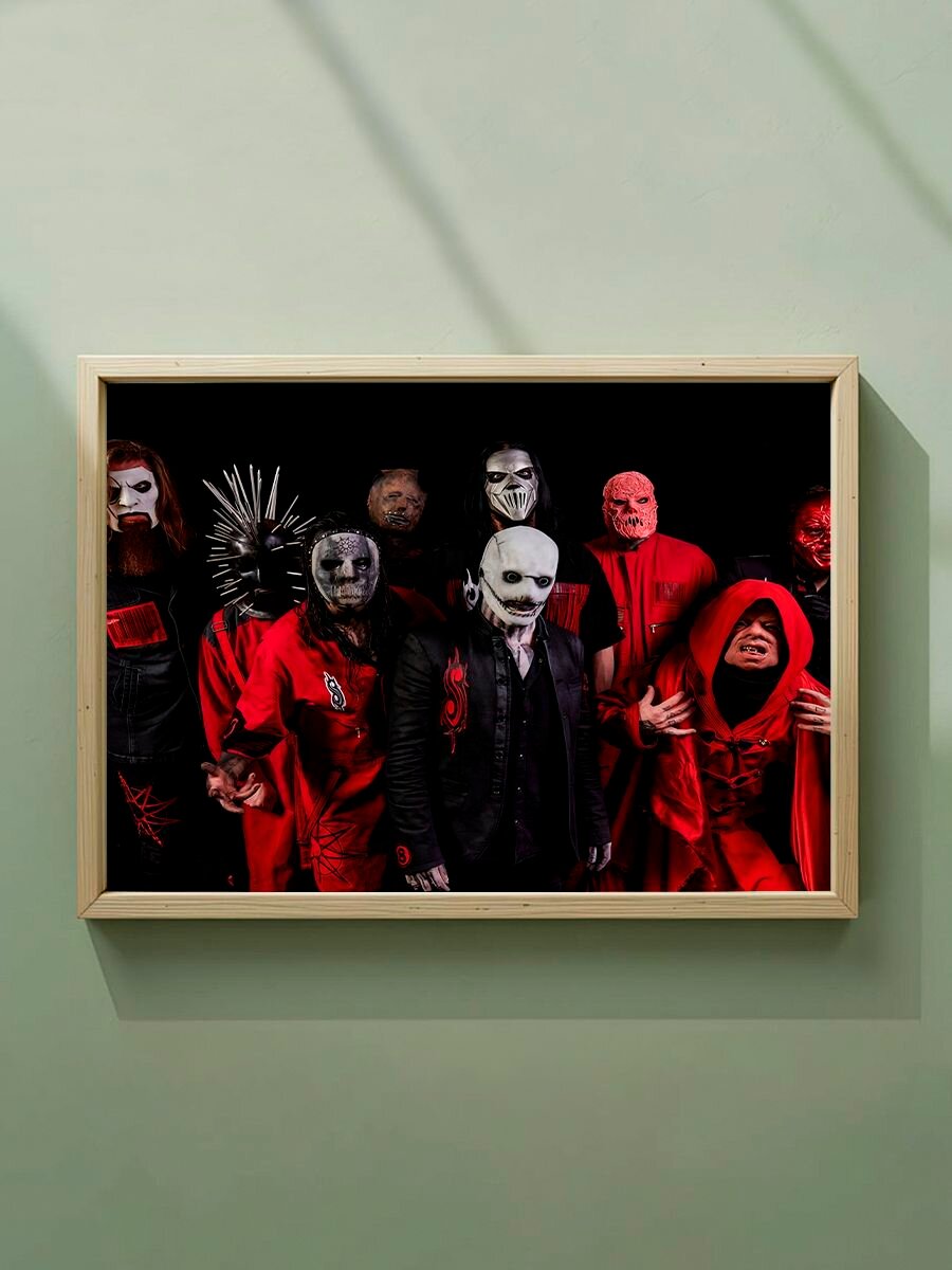 Постер, плакат на стену Slipknot Рок Группа (А3)