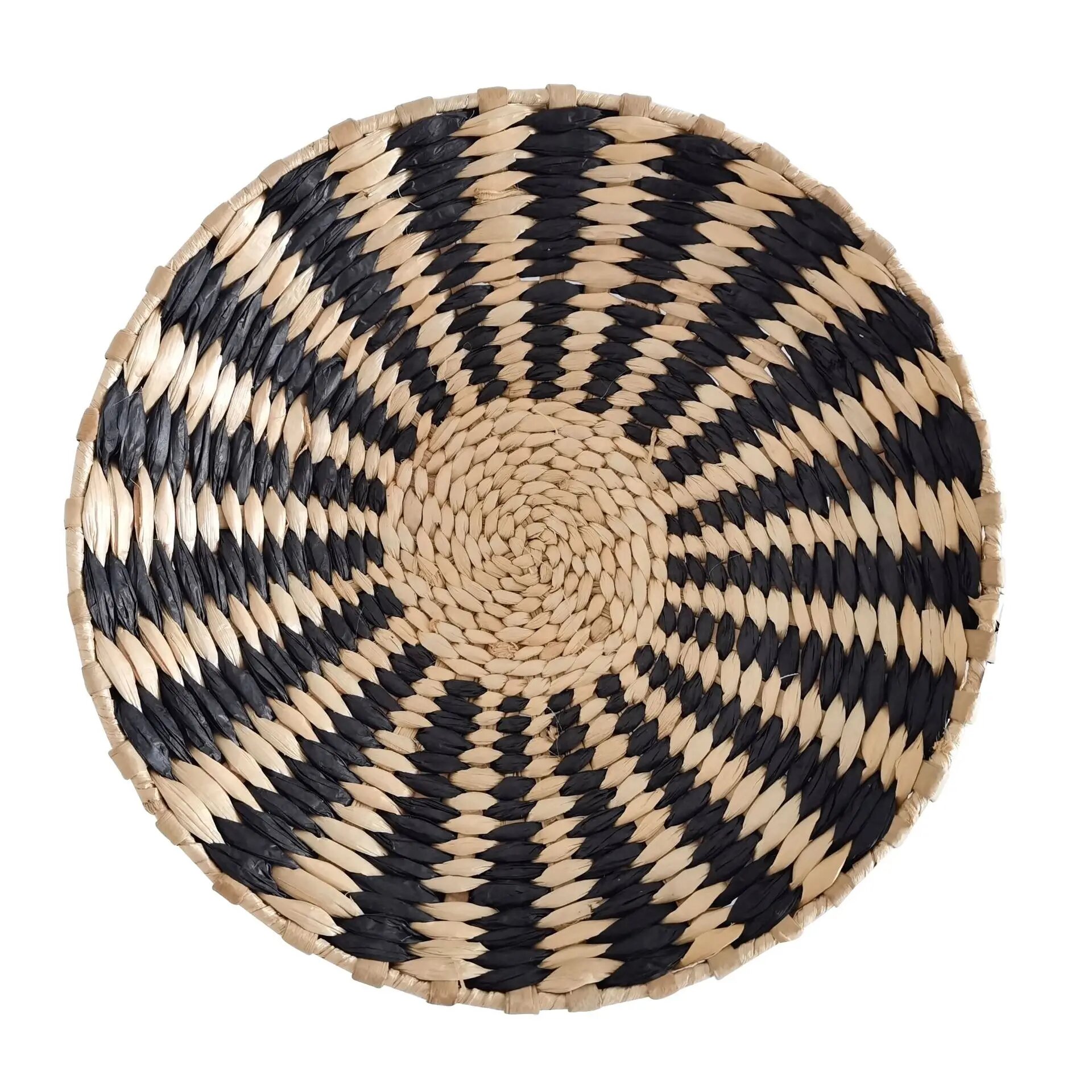Соломенная тарелка ручной работы diameter 20cm, A1