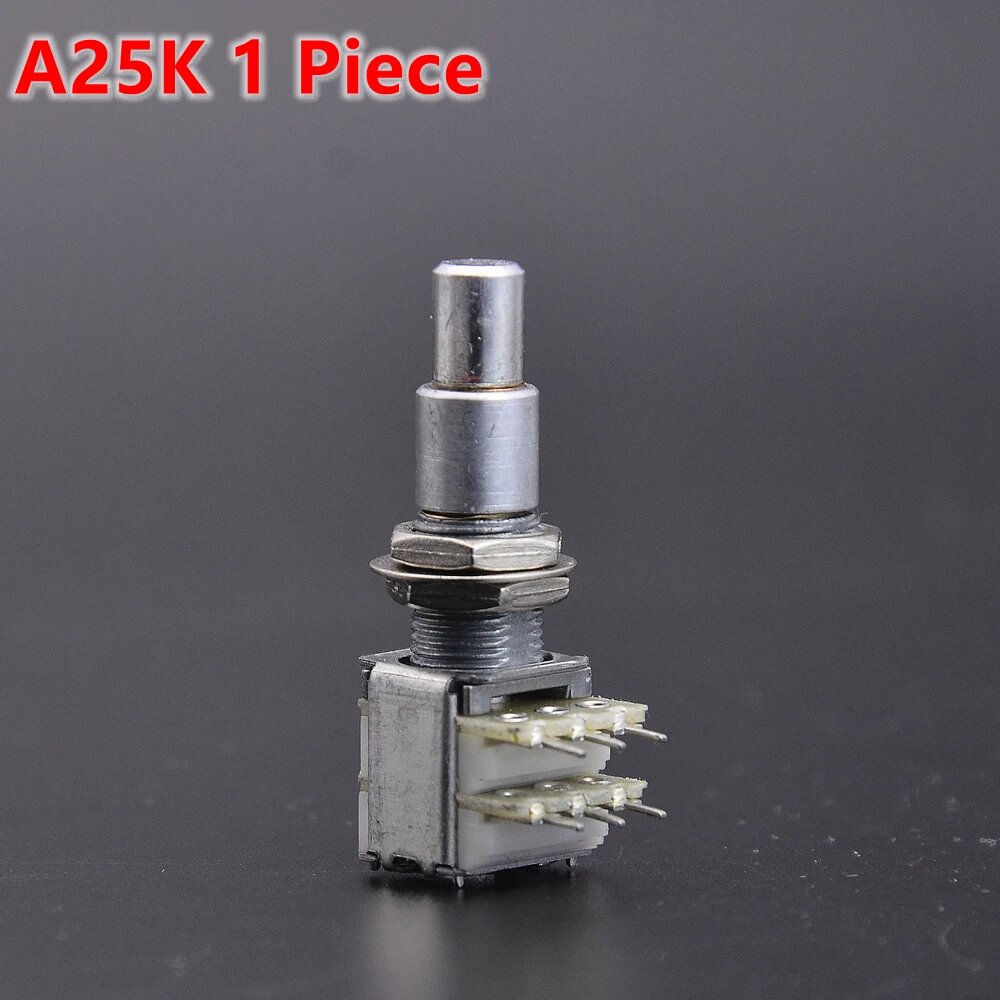 Alpha Stacked Dual Concentric Potentiometers 250k/100k/50k/25k